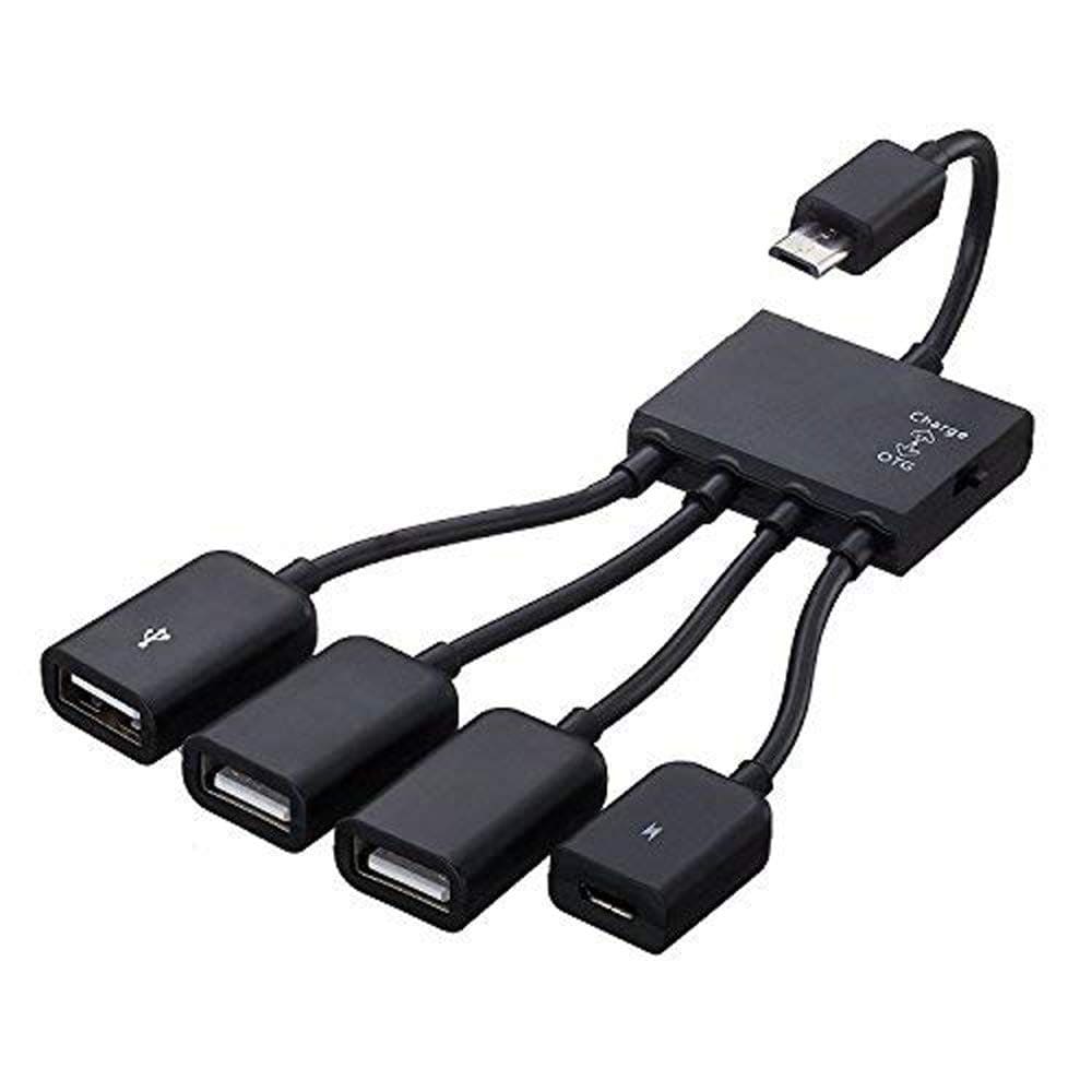 ADAPTADOR CABLE MICRO USB HUB / OTG MICRO USB HUB 4 IN 1 | Advance ...